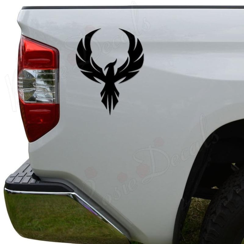 Phoenix Rising Car Decal - Etsy