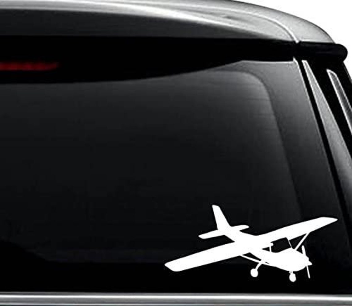 Cessna Plane Pilot Decal Sticker for Use on Laptop, Helmet, Car, Truck ...