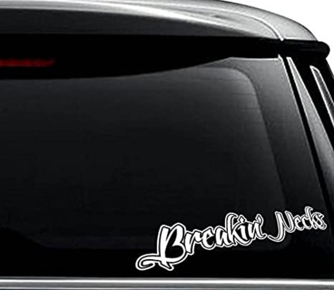 Breaking Necks JDM Japanese Decal Sticker for Use on Laptop, Helmet ...