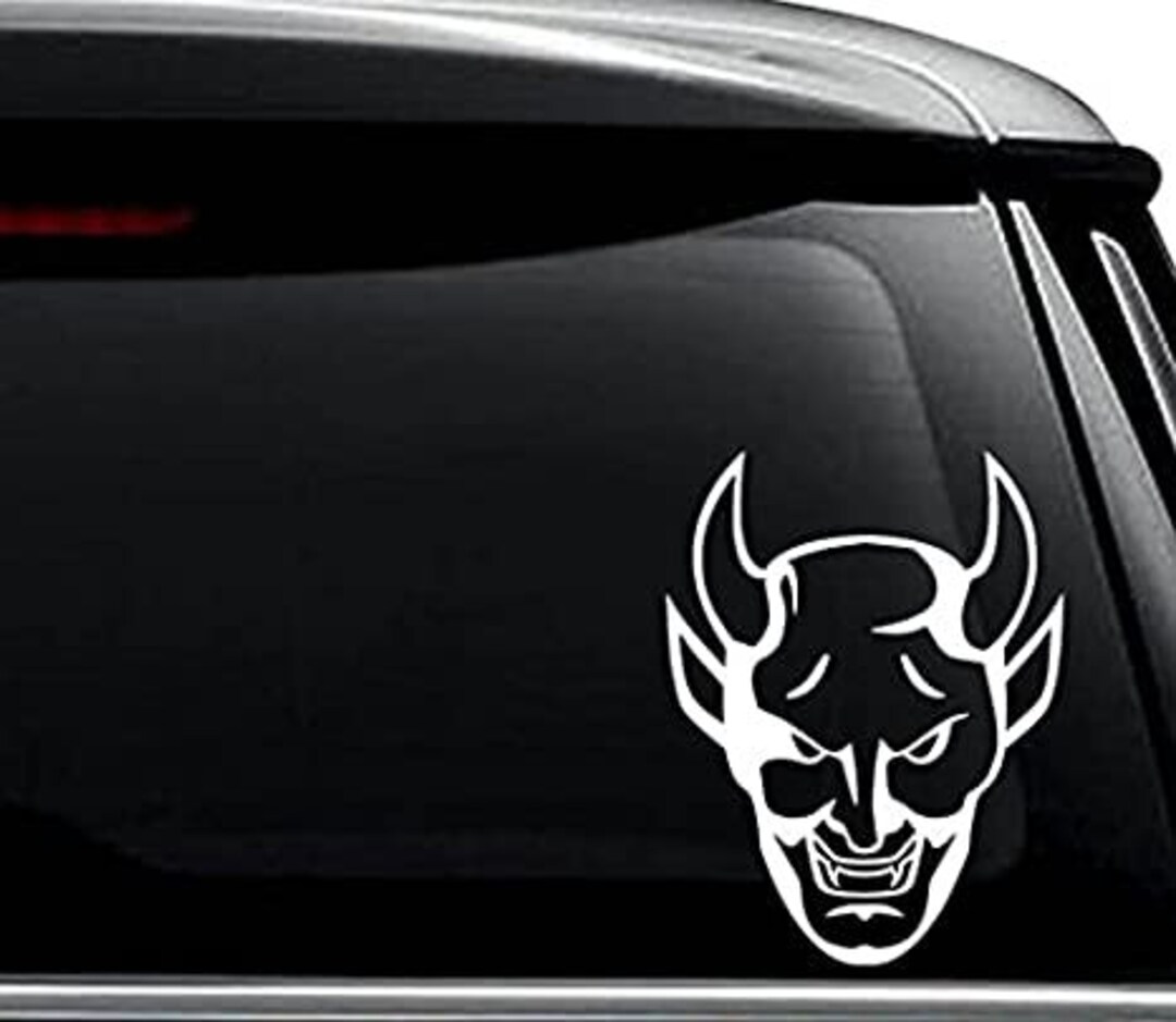 Devil Horns Satan Gothic Decal Sticker for Use on Laptop, Helmet, Car ...