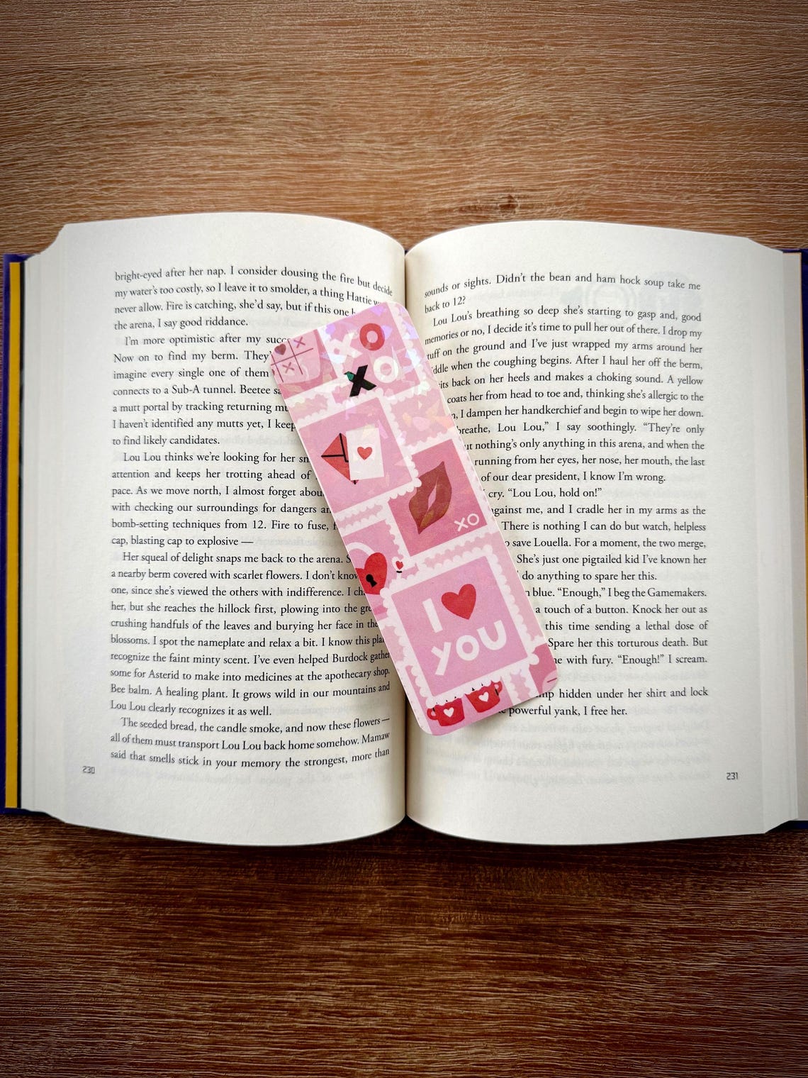 Valentine Stamp Love Bookmark | Valentine Bookmark | Handmade Bookmarks ...