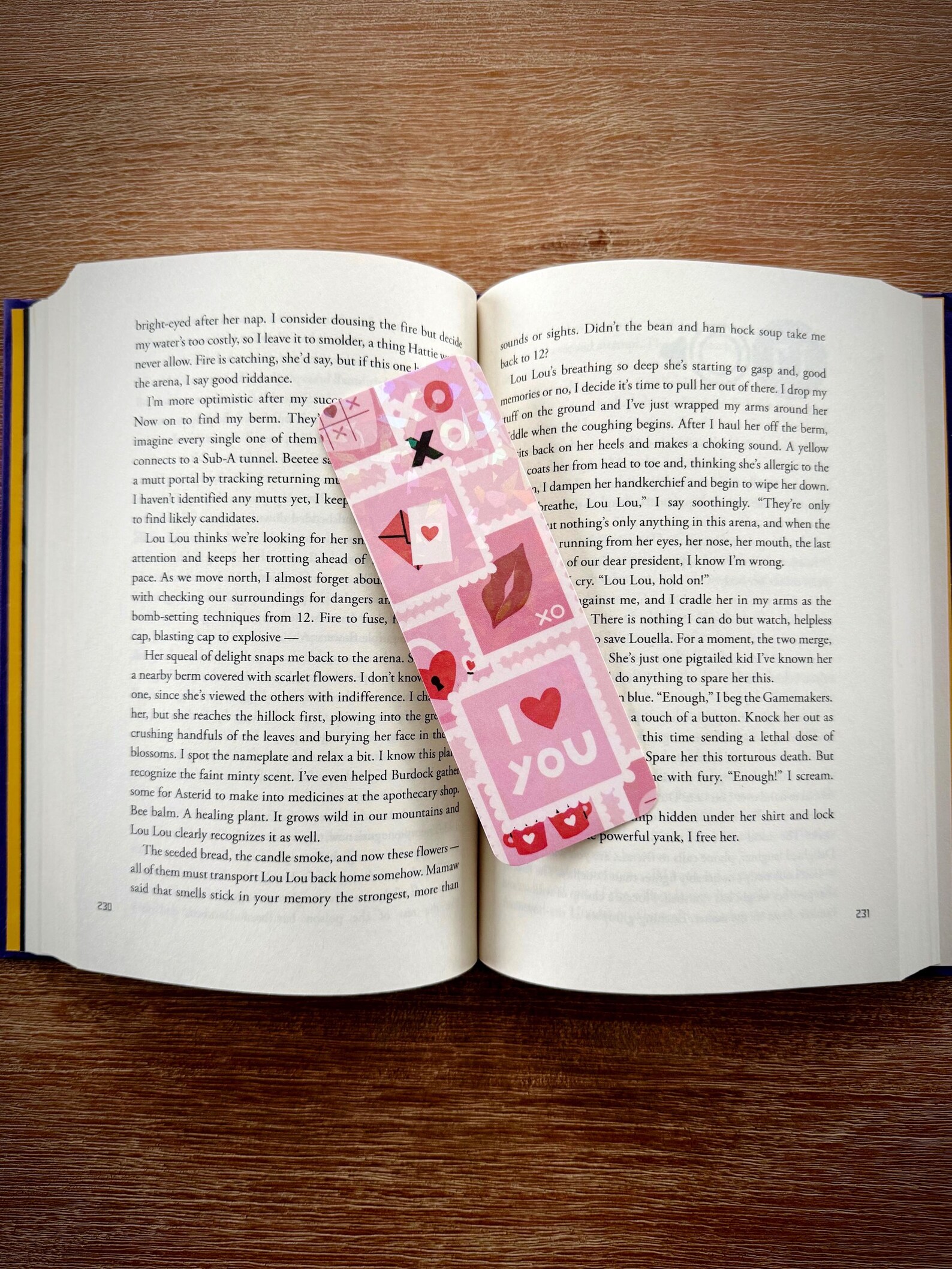 Valentine Stamp Love Bookmark | Valentine Bookmark | Handmade Bookmarks ...
