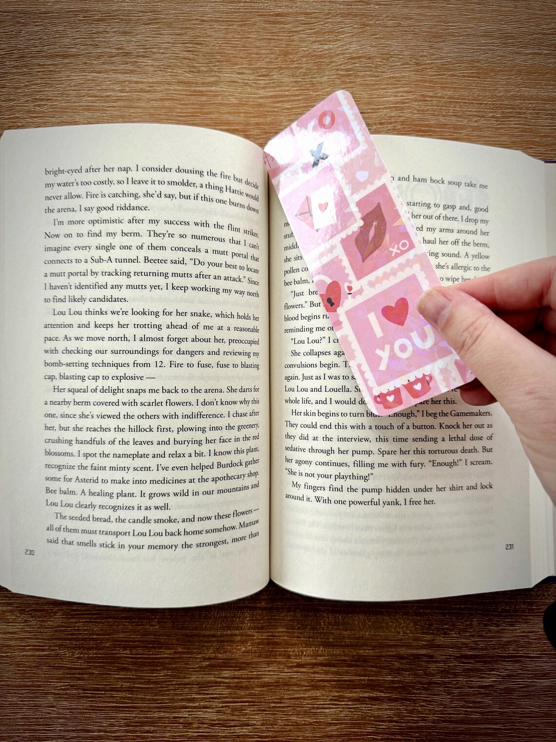 Valentine Stamp Love Bookmark | Valentine Bookmark | Handmade Bookmarks ...