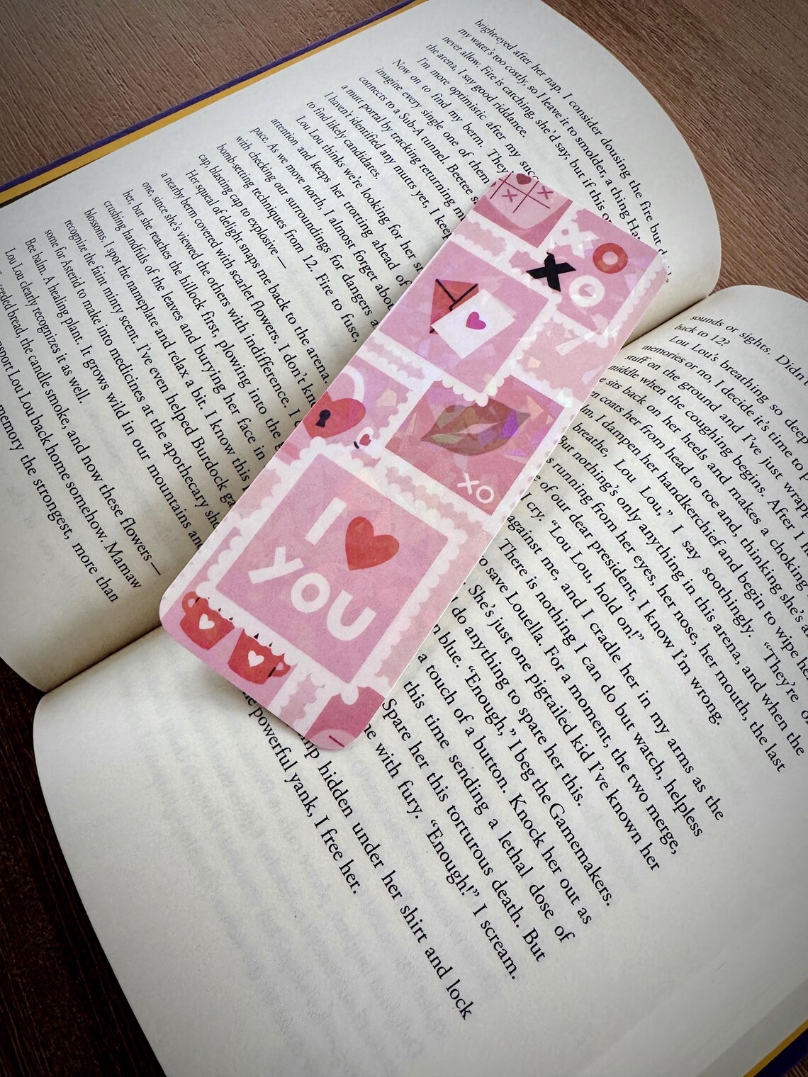 Valentine Stamp Love Bookmark | Valentine Bookmark | Handmade Bookmarks ...