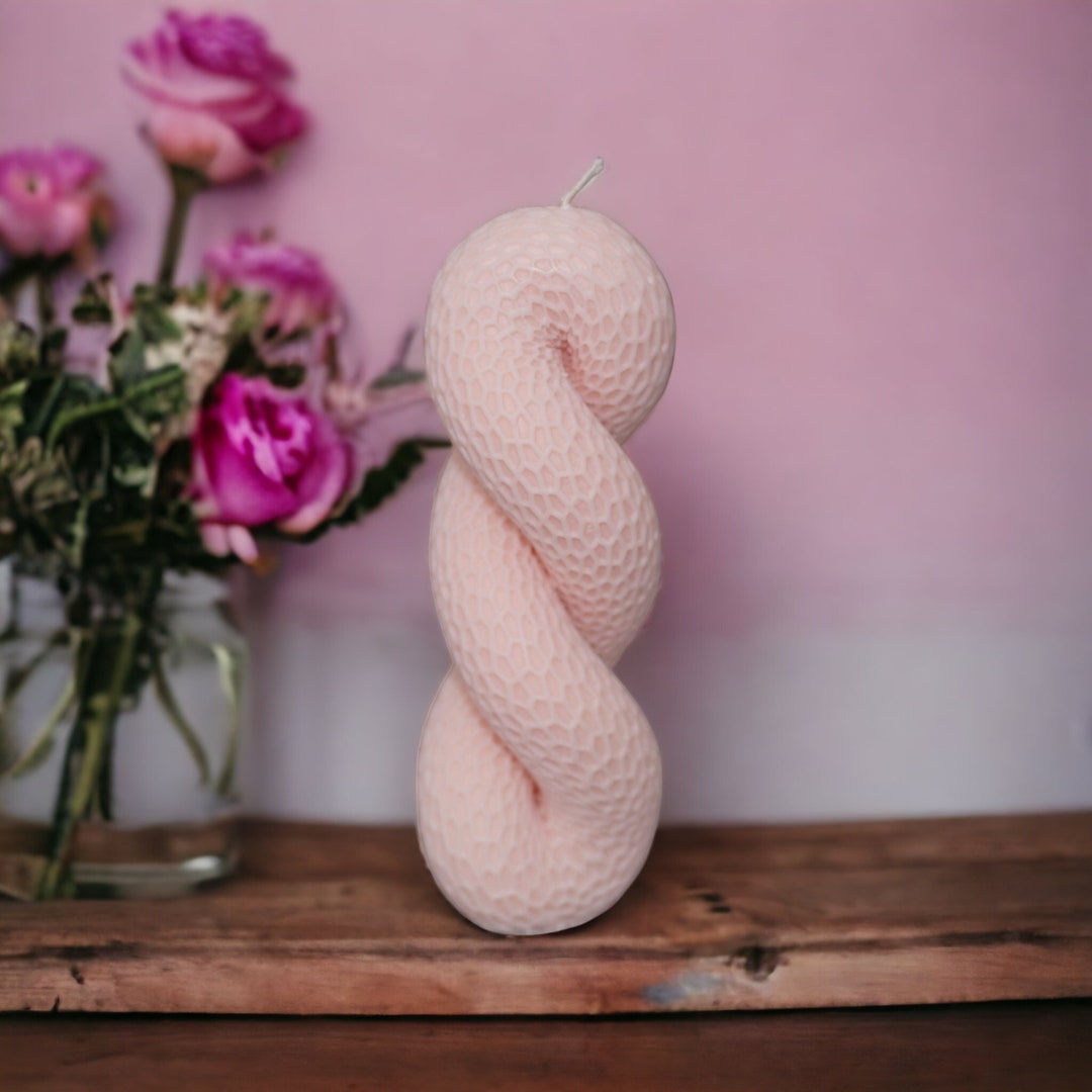 Pillar Candle Knot Candle Rope Candle Swirl Candle Twisted Candle ...