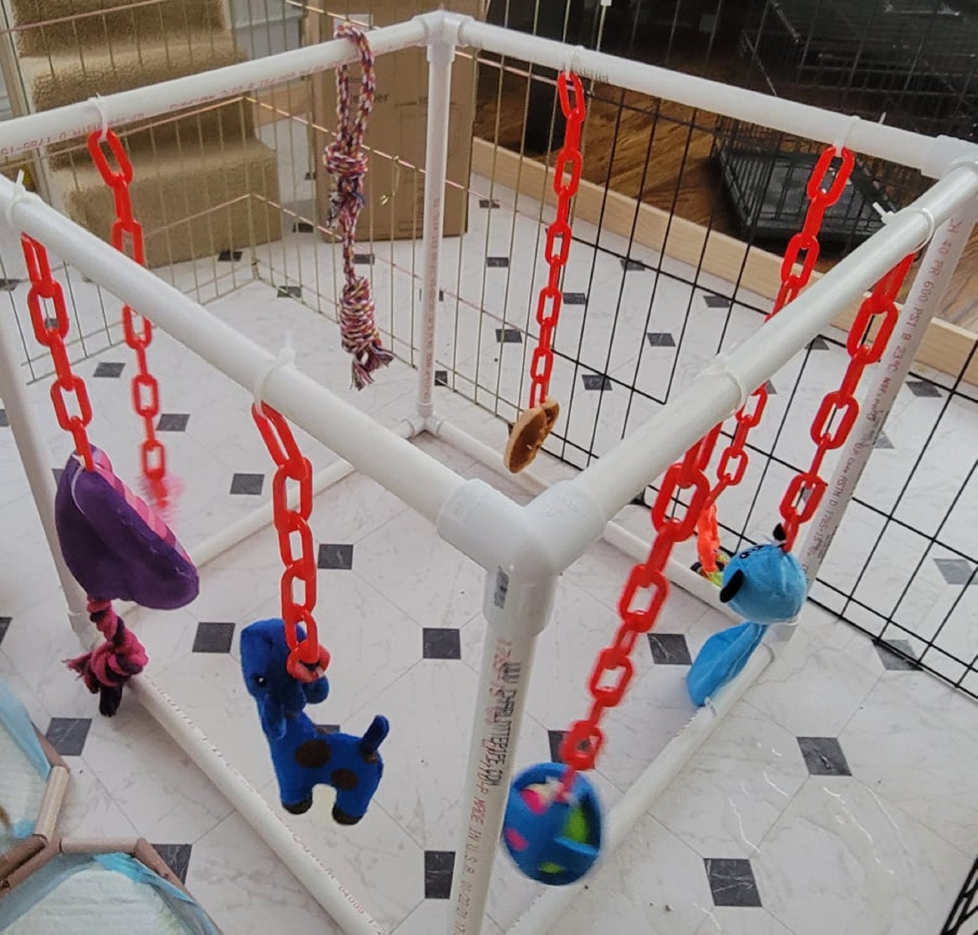 Breeder Puppy Activity Box Puppy Play Box Puppy Play Center Puppy ...