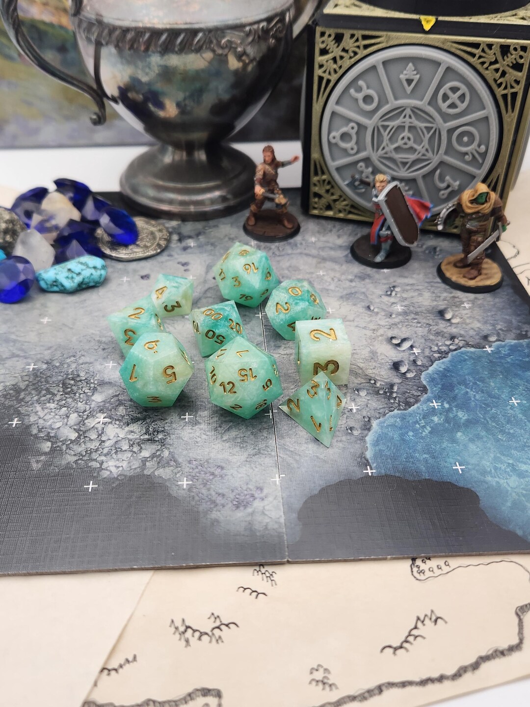 Legend of Zelda: Tears of the Kingdom Themed Dice - Handmade Dice - Etsy