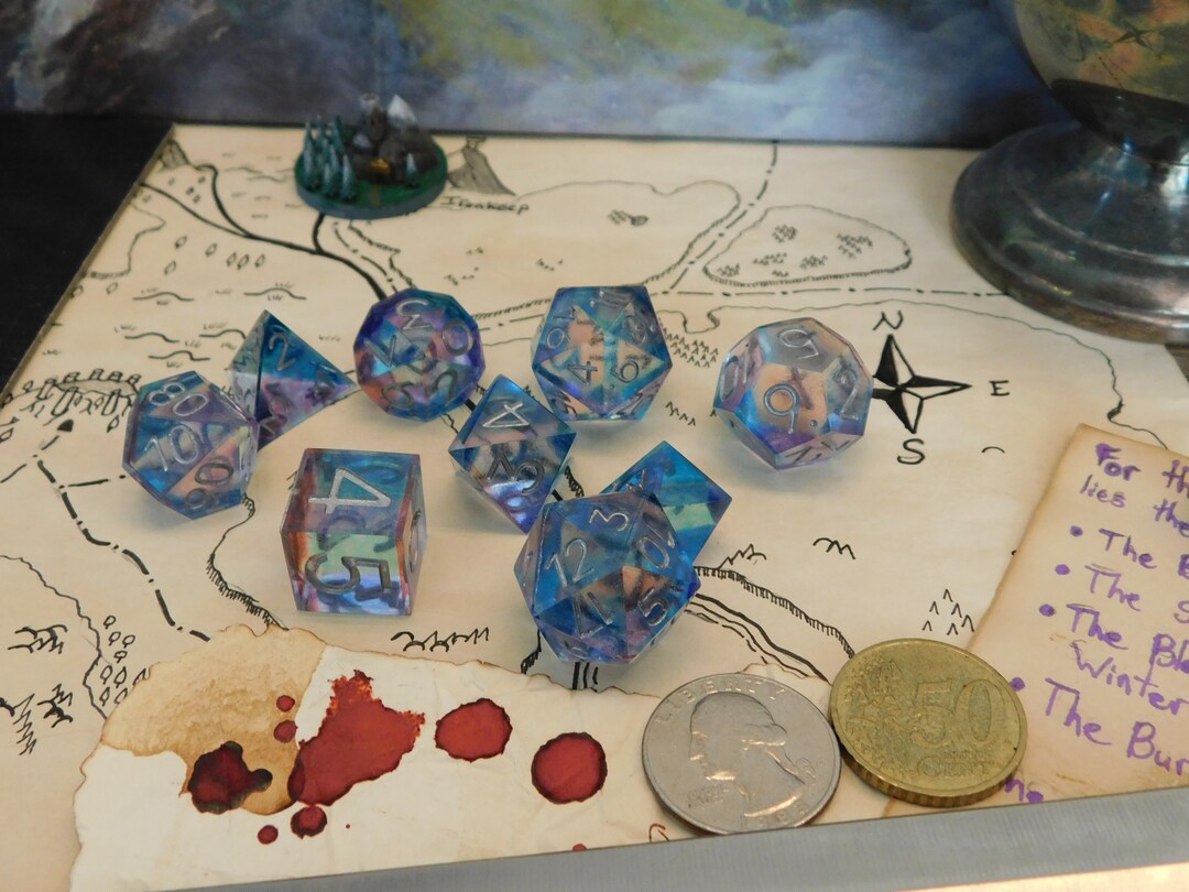 Cathedral Glass Handmade Dice - Etsy