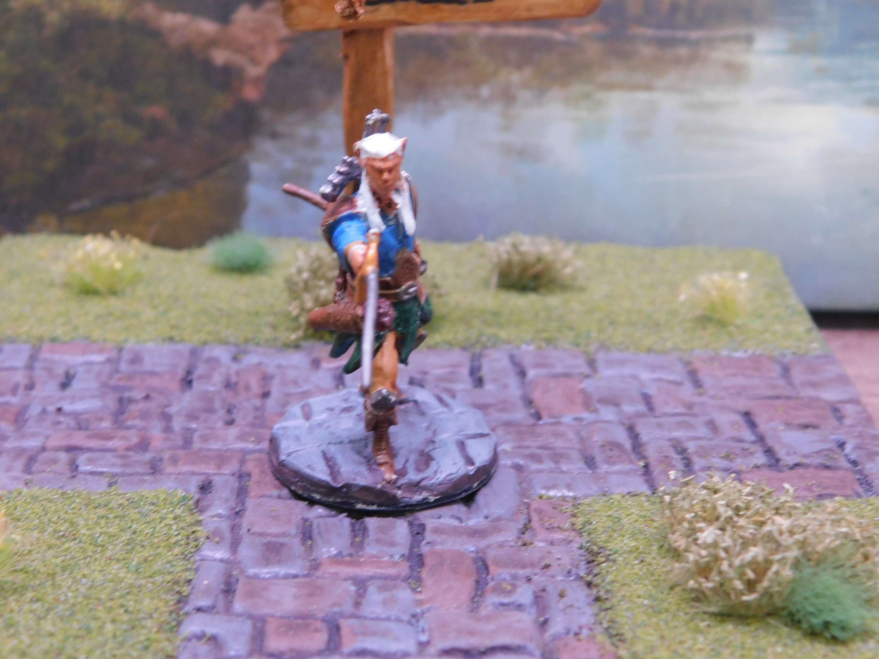 Elven/half-elf Bard/rogue/fighter/duelist - Handpainted Miniature - Etsy