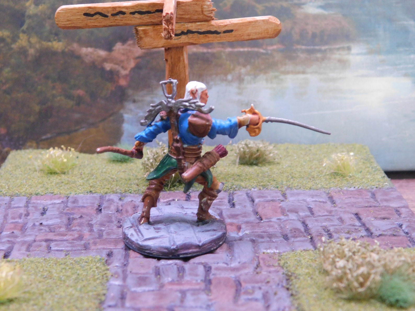 Elven/half-elf Bard/rogue/fighter/duelist - Handpainted Miniature - Etsy