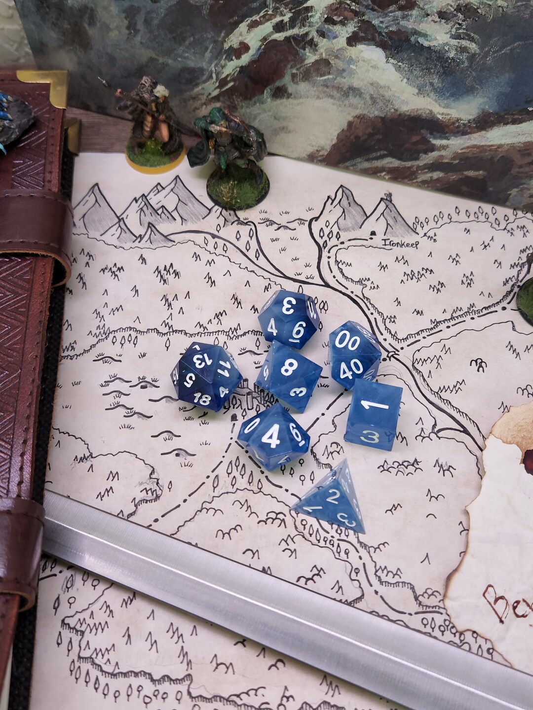 Legion Blue - Handmade Dice - Etsy
