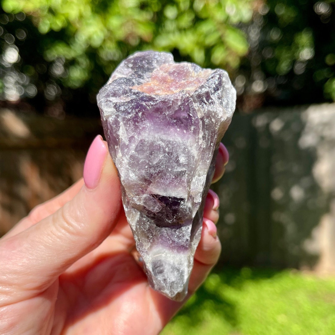 3 3/16 Raw Dream Amethyst Root, Amethyst Dragon Tooth Wand, Amethyst ...