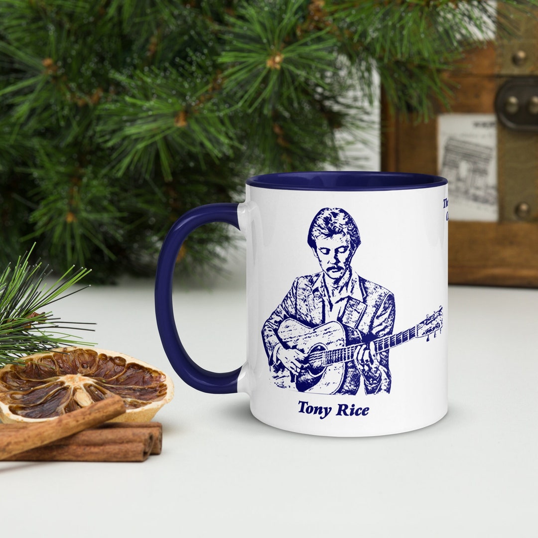 Tony Rice Coffee Mug, Best Gift for Husband Wife Musician, Retro ...