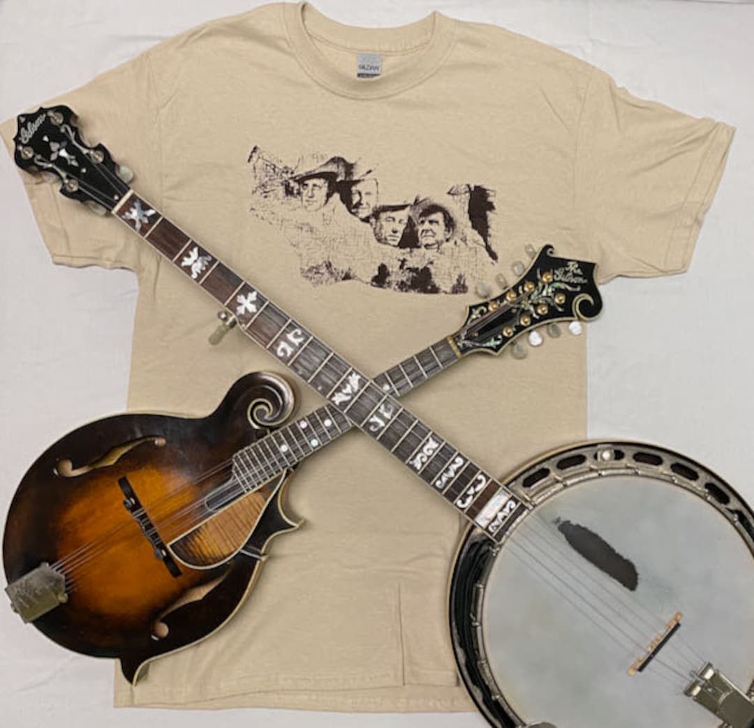 Bluegrass Greats Tee Shirt, Best Gift for Musician, Retro Bluegrass ...