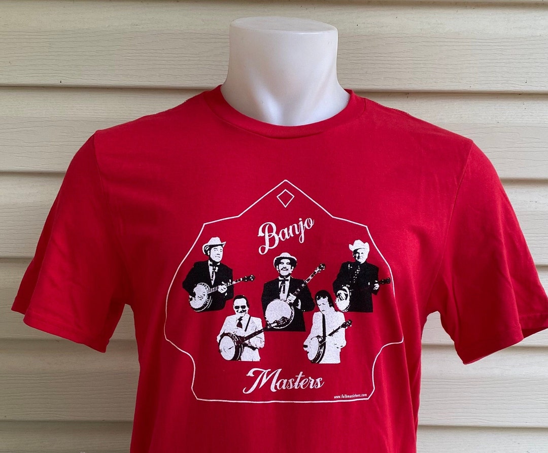 Bluegrass Banjo Masters, Banjo Tshirt, Best Gift for Musician, Retro ...