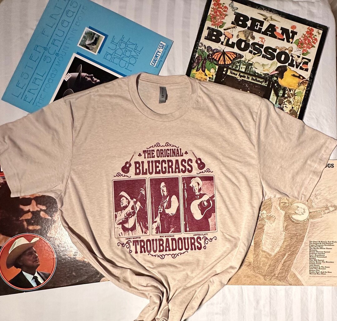 The Original Troubadours of Bluegrass Tshirt, Best Gift for Musician ...