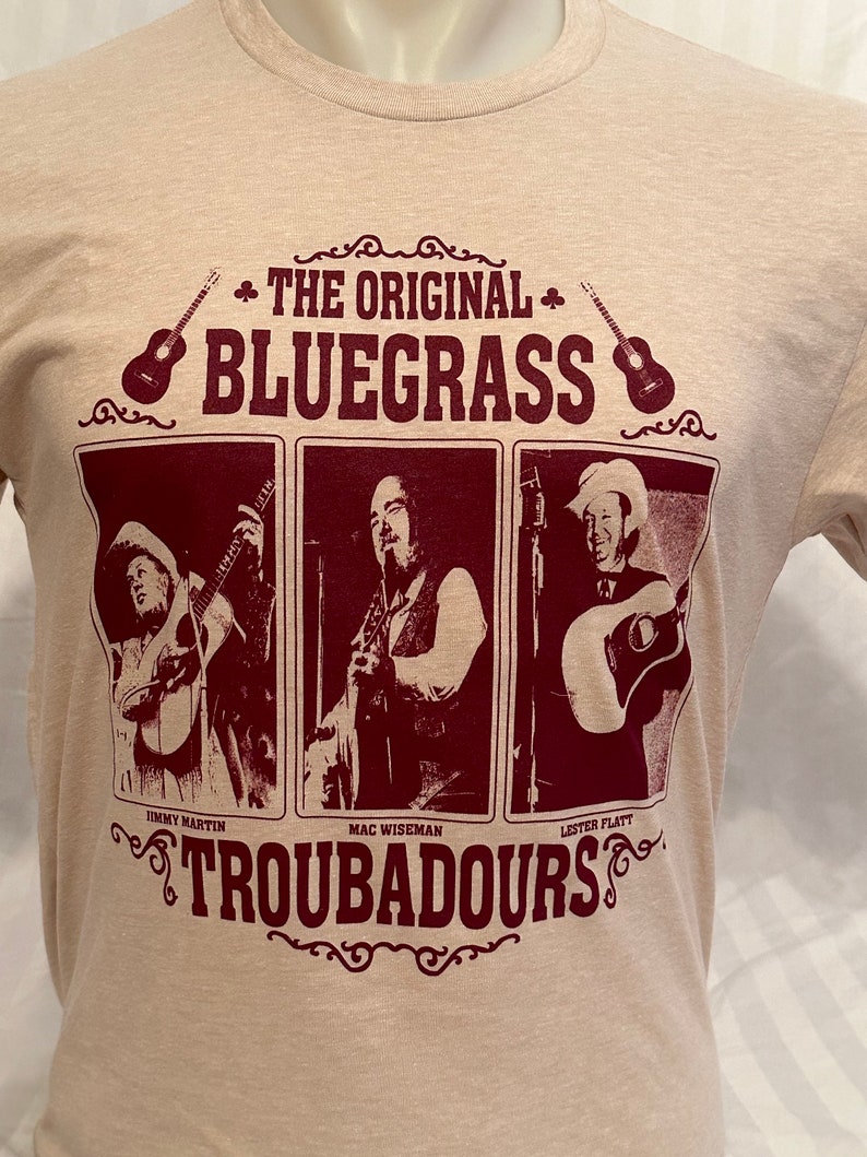 The Original Troubadours of Bluegrass Tshirt, Best Gift for Musician ...