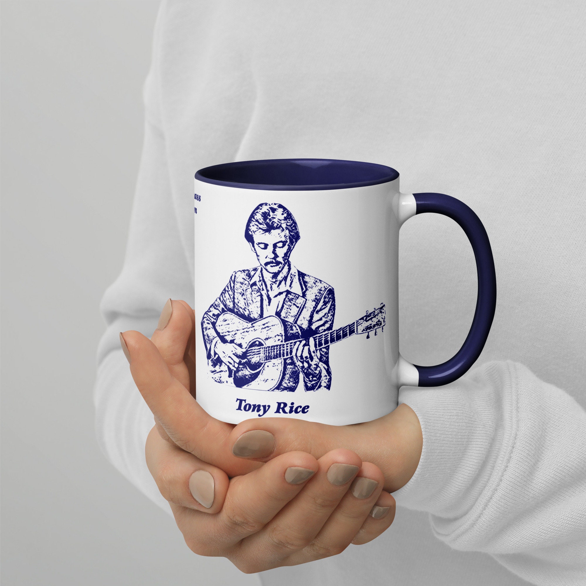 Tony Rice Coffee Mug, Best Gift for Husband Wife Musician, Retro ...