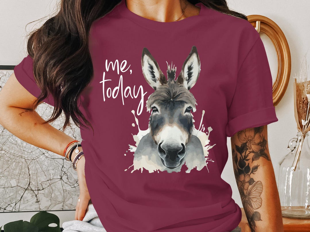 Funny Donkey T-shirt - Hilarious Farm Life Animal Humor Tee - Unique Gift Idea - Etsy