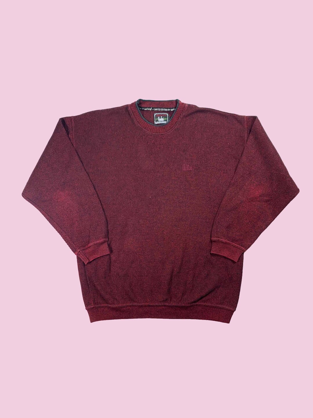 Wind Red Vintage Oldschool Pullover Made in Portugal - Etsy