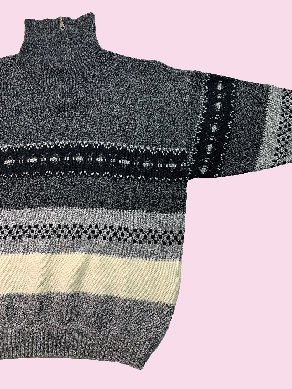 Randy River Cosy Pullover 1/3 Zip M - Etsy UK