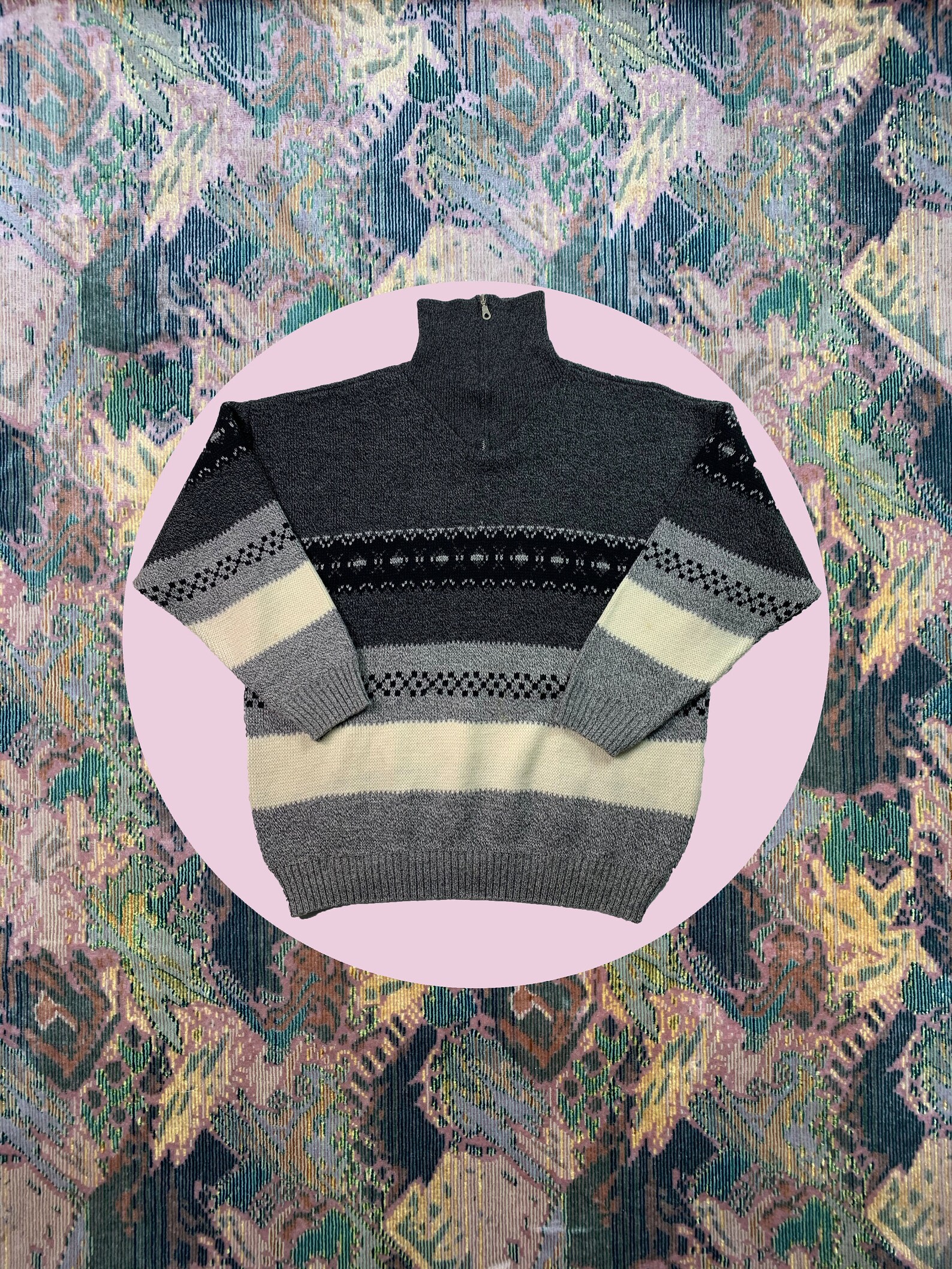 Randy River Cosy Pullover 1/3 Zip M - Etsy UK