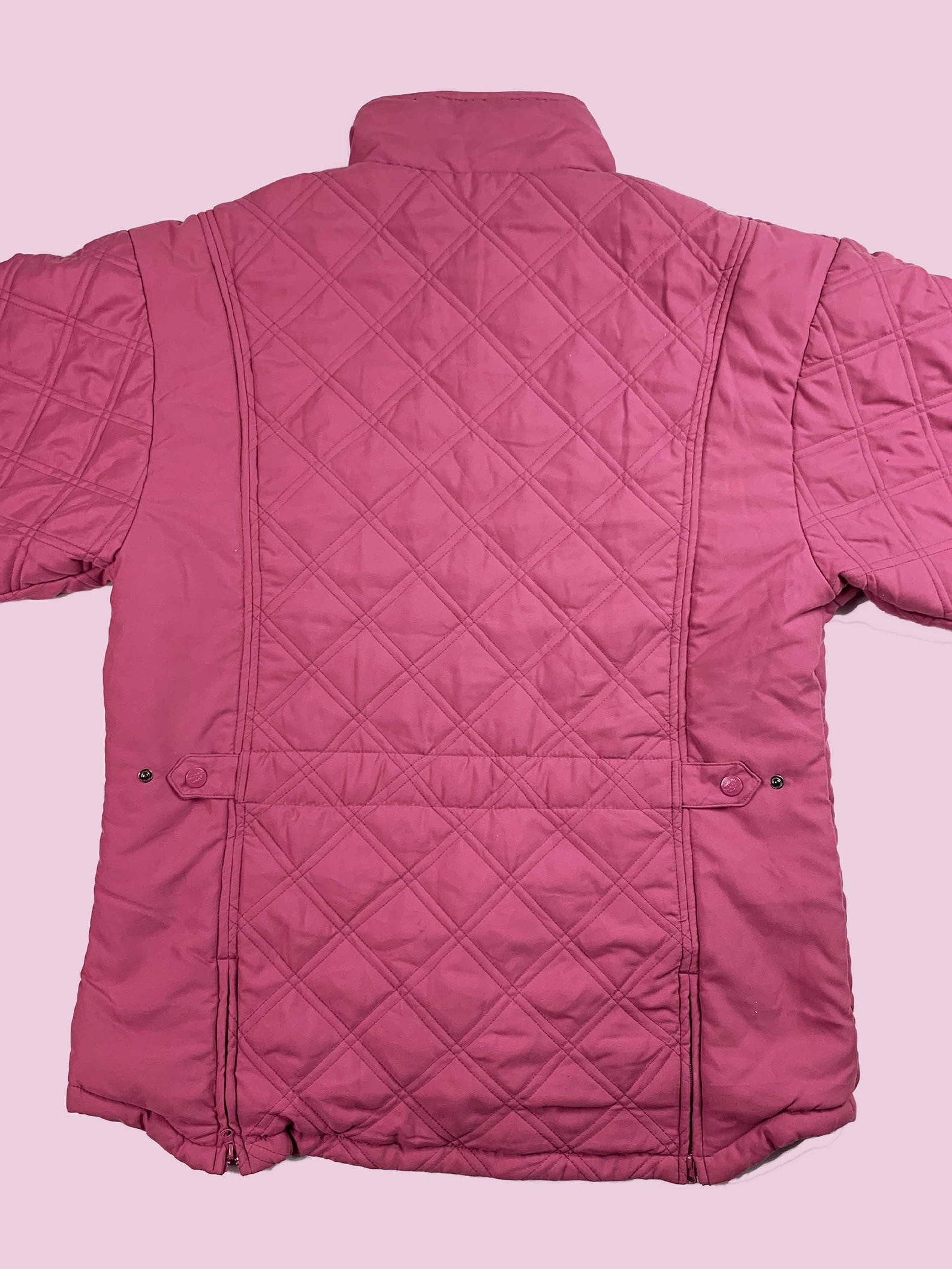 Vintage Cute Loveson Pink Quilted Jacket - Etsy