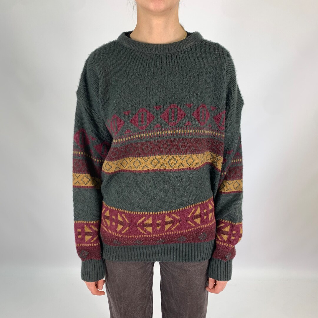 Vintage Cosy 80s Pullover - Etsy