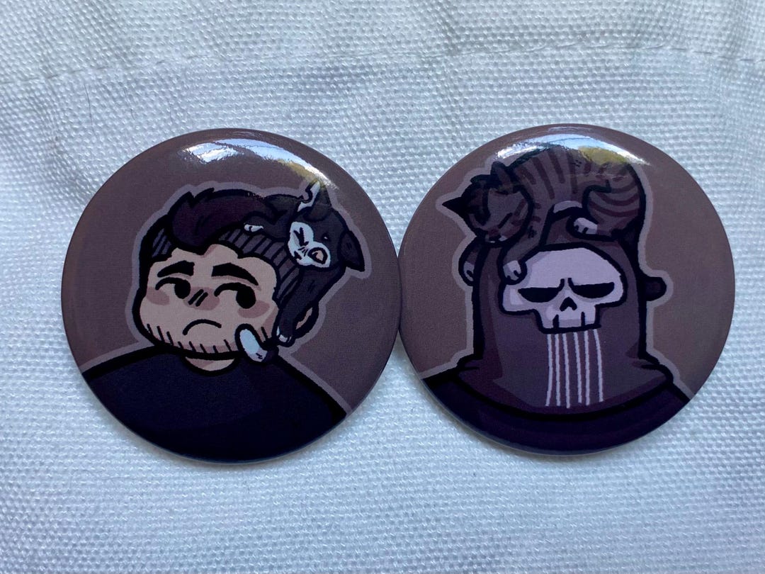 Ghost + Soap 44mm Pin Buttons | COD: MW2/3 - Etsy