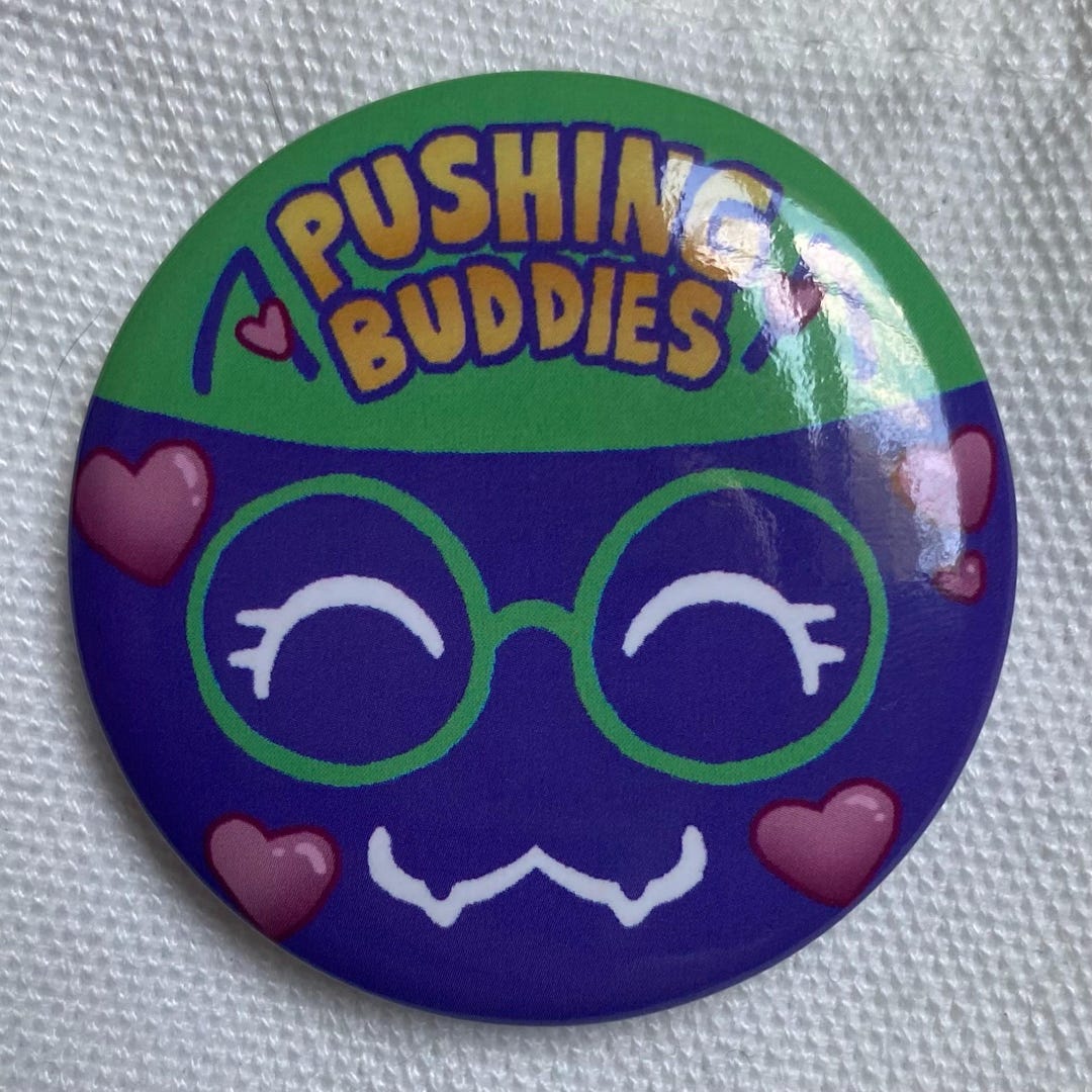 Pushing Buddies Ralsei DELTARUNE 44m Pin Badge - Etsy