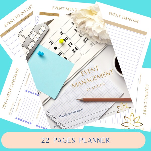 Event Planner Notebook - Etsy