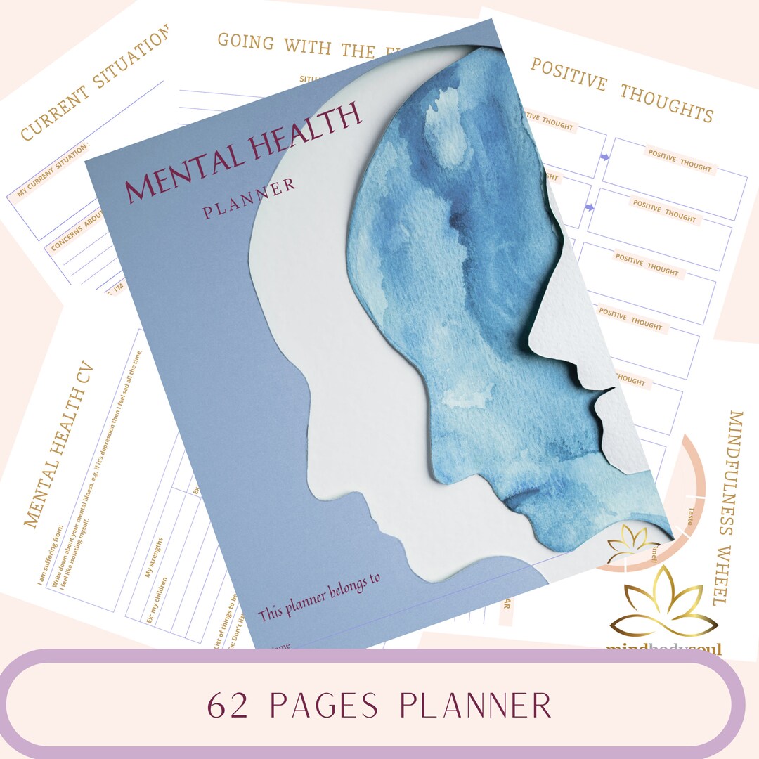 Mental Health Planner Guided Meditation Made by Therapist With 30 Years ...