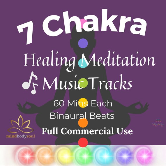 7 Chakra Healing Meditation Music 7 X 60 Mins Tracks Royalty - Etsy