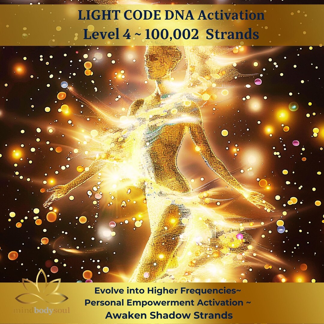 LIGHT CODE ADN Activation Niveau 4 100 002 brins Évoluez vers des fréquences plus élevées ...