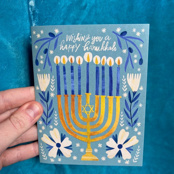 Hanukkah Card - Etsy