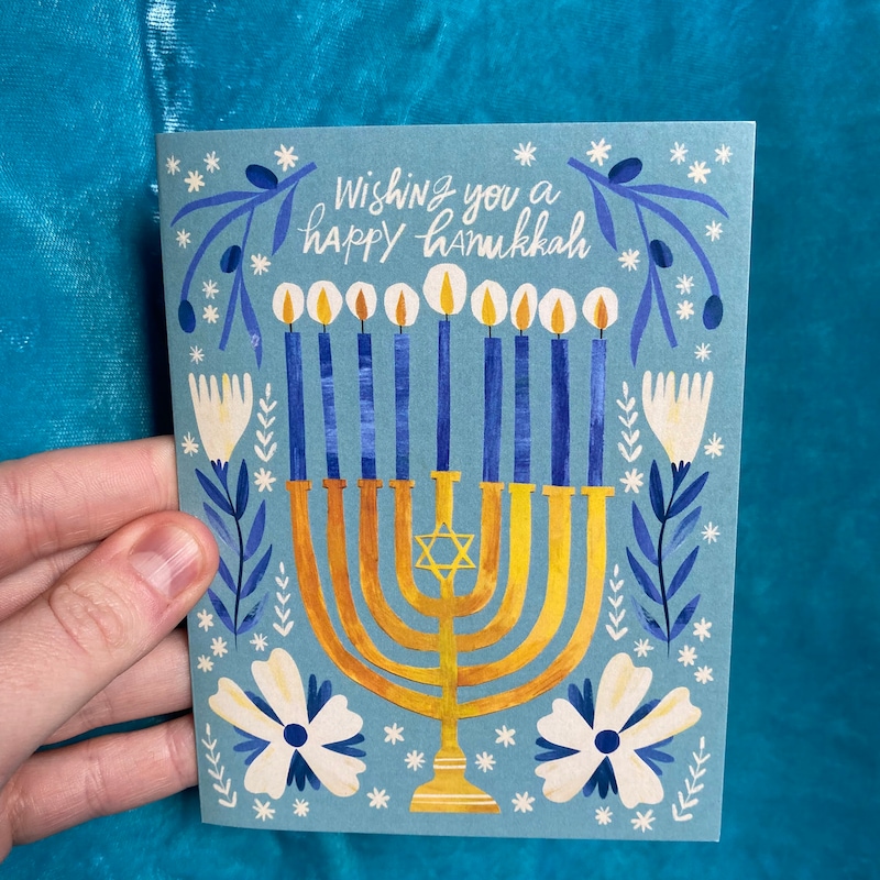 Hanukkah Card - Etsy