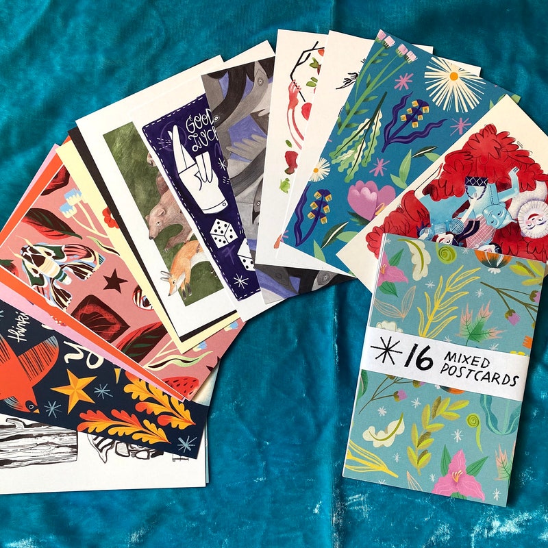 Postcard Pack - Etsy
