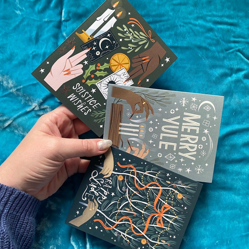 Winter Solstice Cards - Etsy