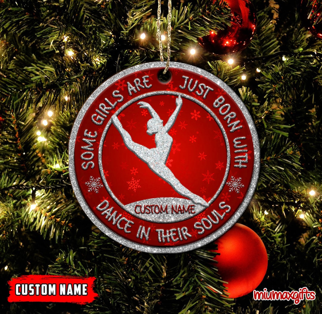 Dance Girl Christmas Ornament, Dance Ornament, Baby First Christmas ...