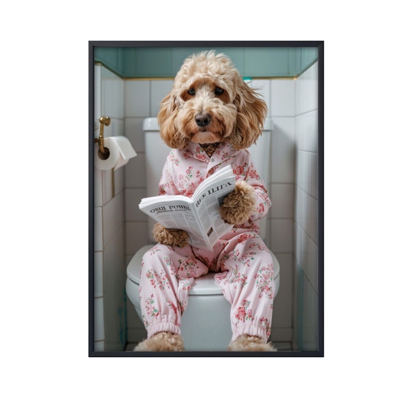 Canvas Cockapoo - Etsy