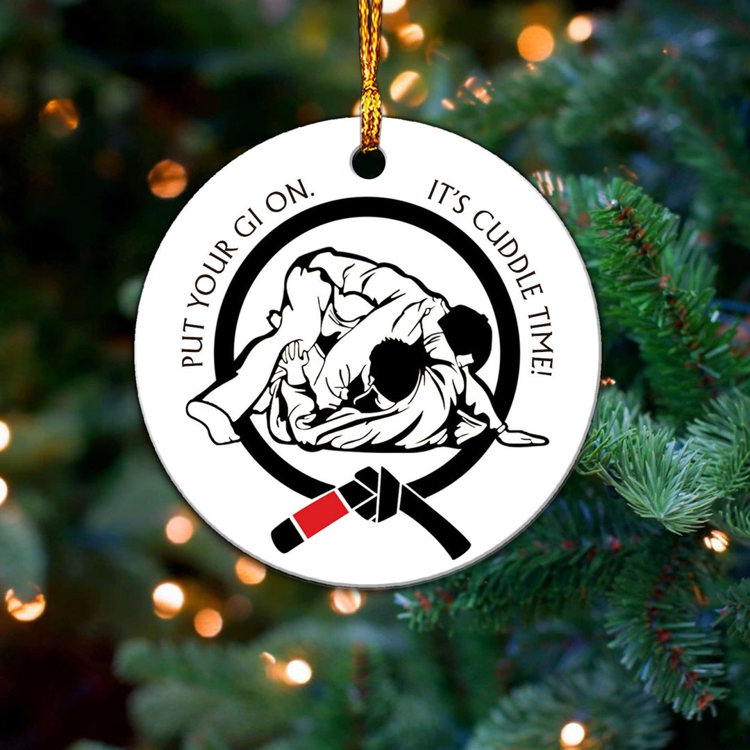 Personalized Male or Female Jiu Jitsu Ornament, Jiu Jitsu Christmas ...