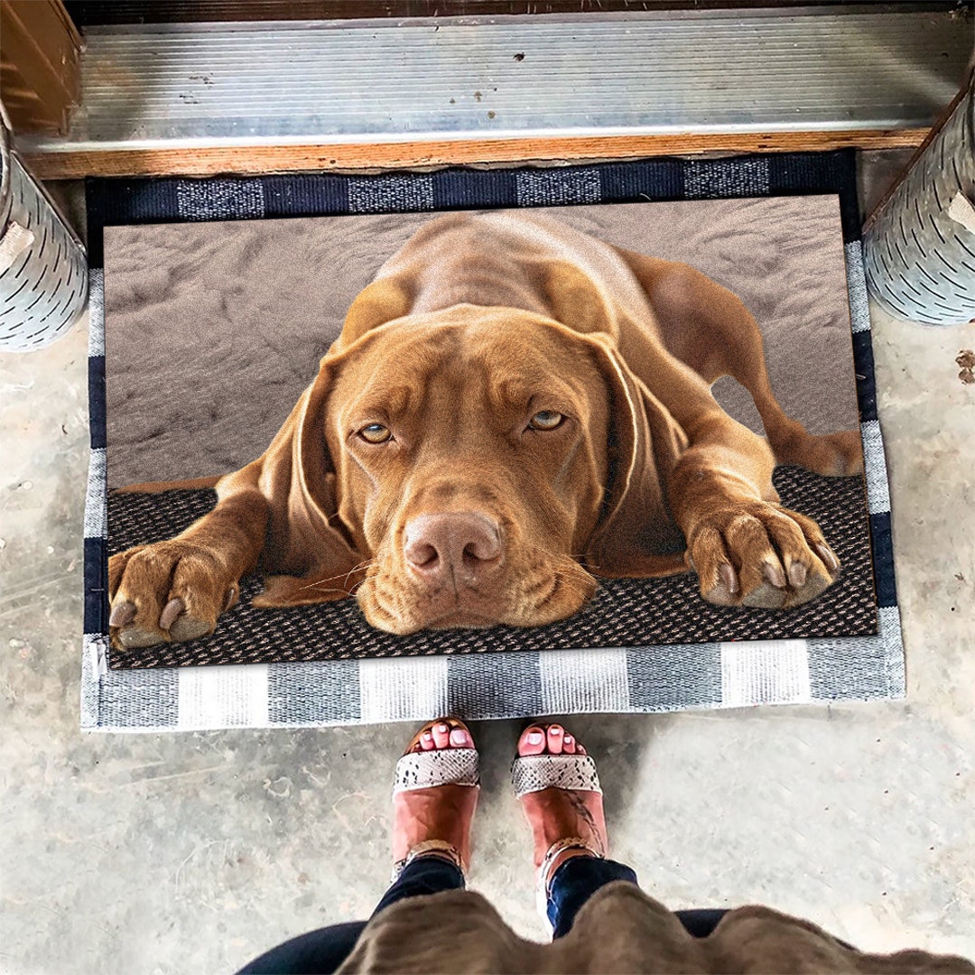 Cute Vizsla Doormat, Vizsla Mat, Vizsla Rug, Vizsla Dog Welcome Mat ...