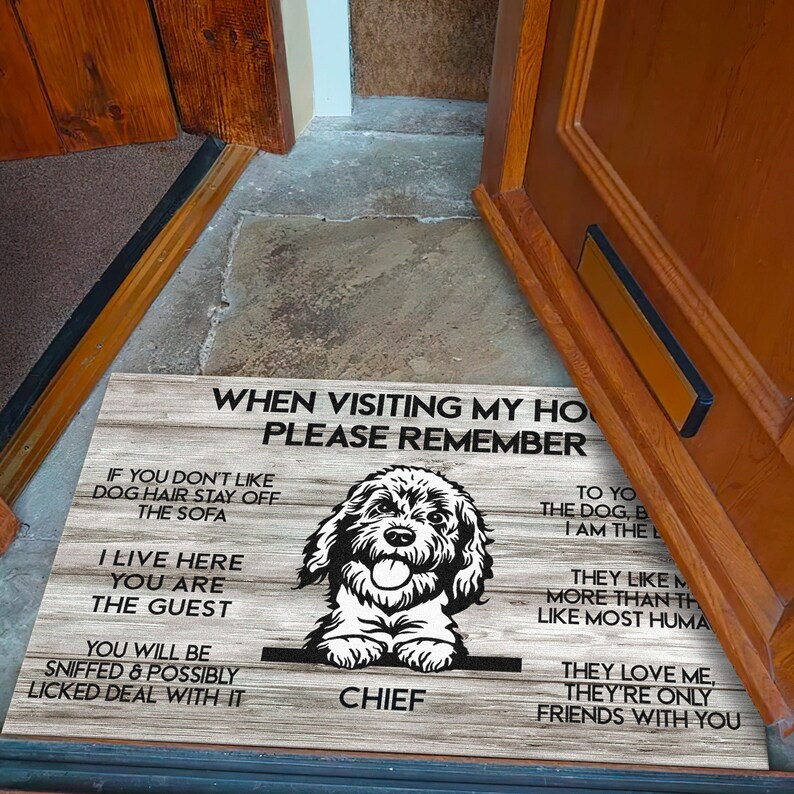 Goldendoodle Doormat Goldendoodle Mat Goldendoodle Rug - Etsy