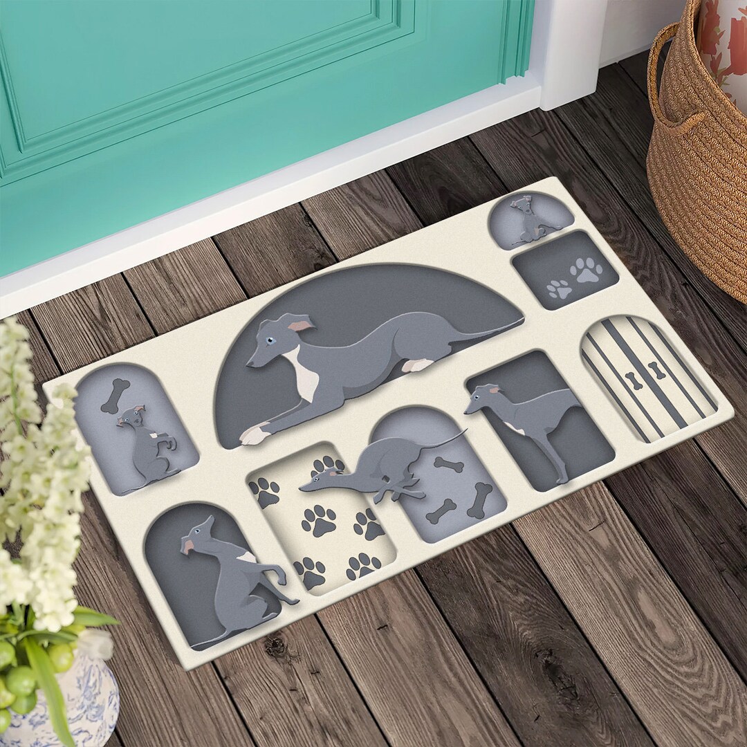 Italian Greyhound Rug, Dogs Mat, Dogs Doormat, Perfect Gift for Dogs ...