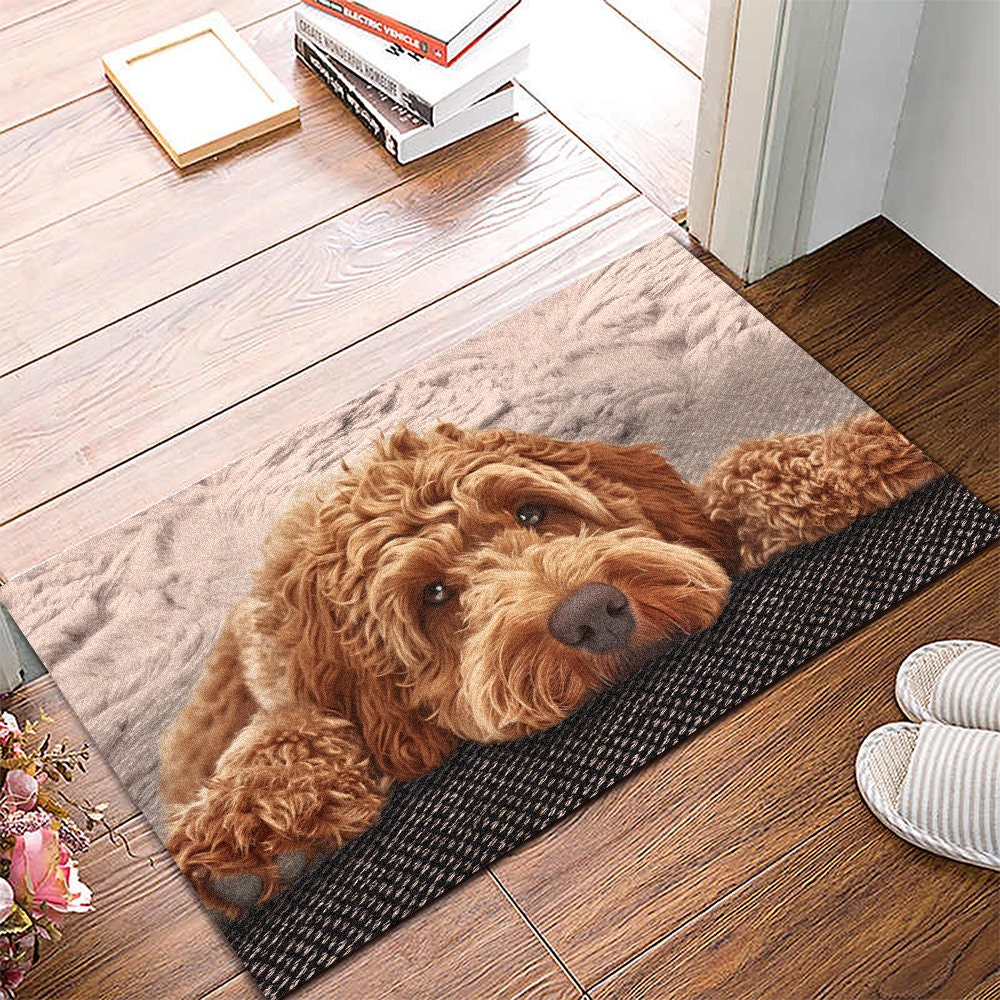 Goldendoodle Doormat, Goldendoodle Mat, Goldendoodle Rug, Dog Welcome ...