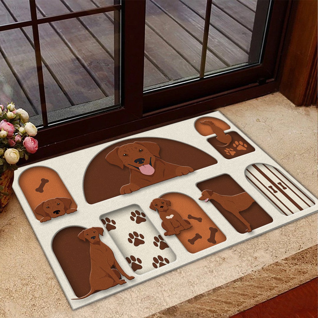 Rhodesian Ridgeback Rug, Rhodesian Ridgeback Mat, Cute Rhodesian ...