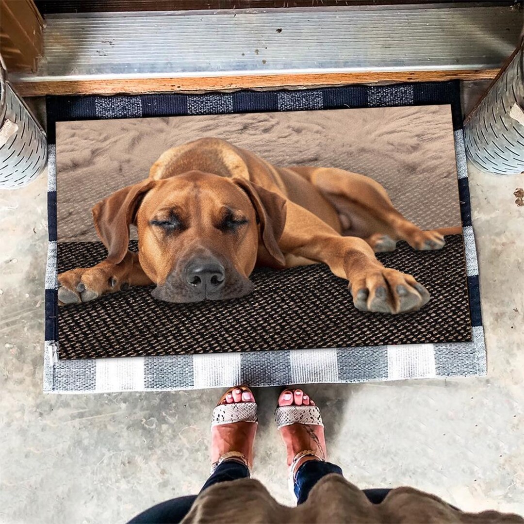 Rhodesian Ridgeback Rug, Rhodesian Ridgeback Doormat, Rhodesian ...