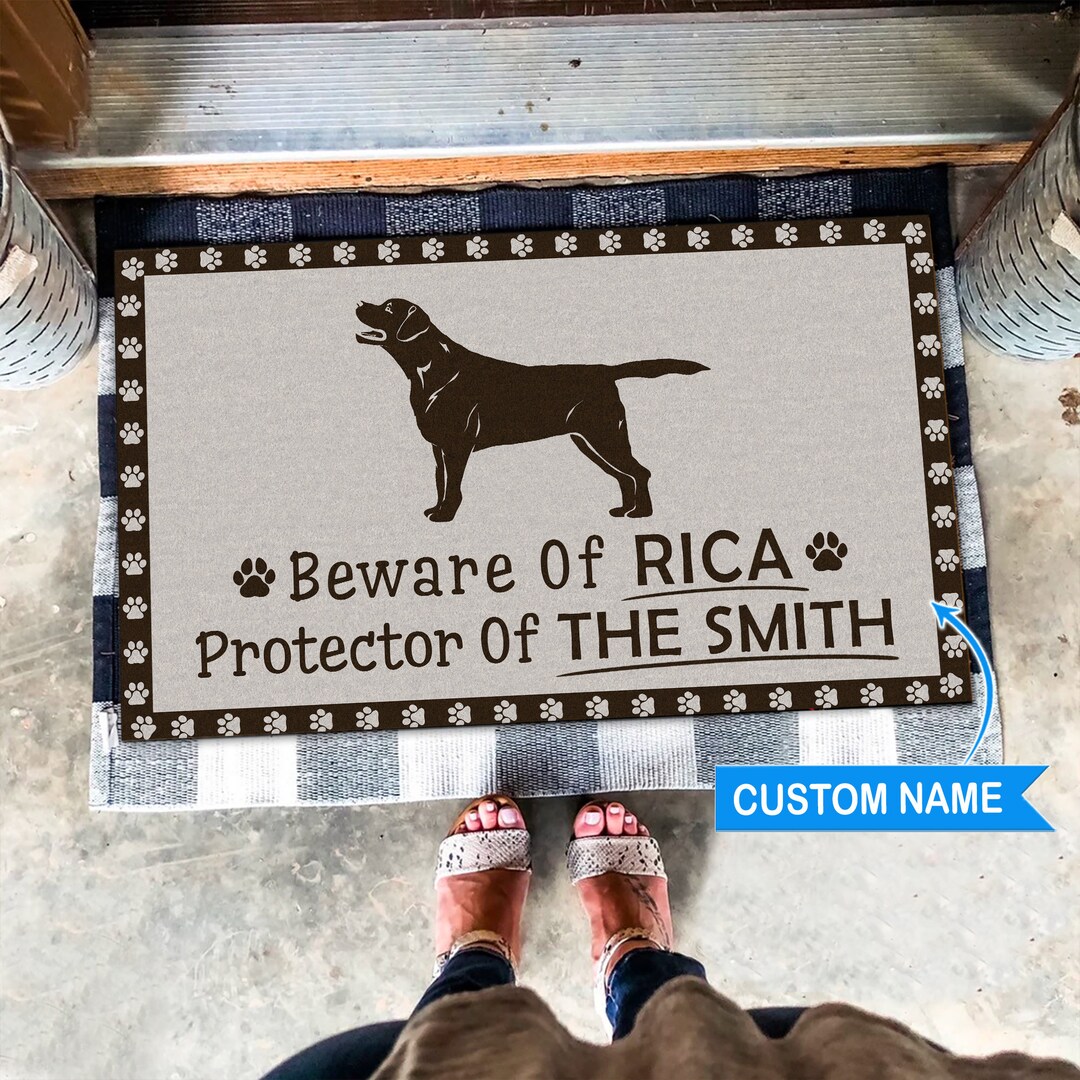 Custom Labrador Doormat Personalized Labrador Rug Labrador - Etsy