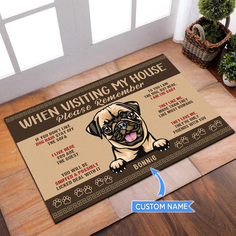 Pug in Rug - Etsy UK