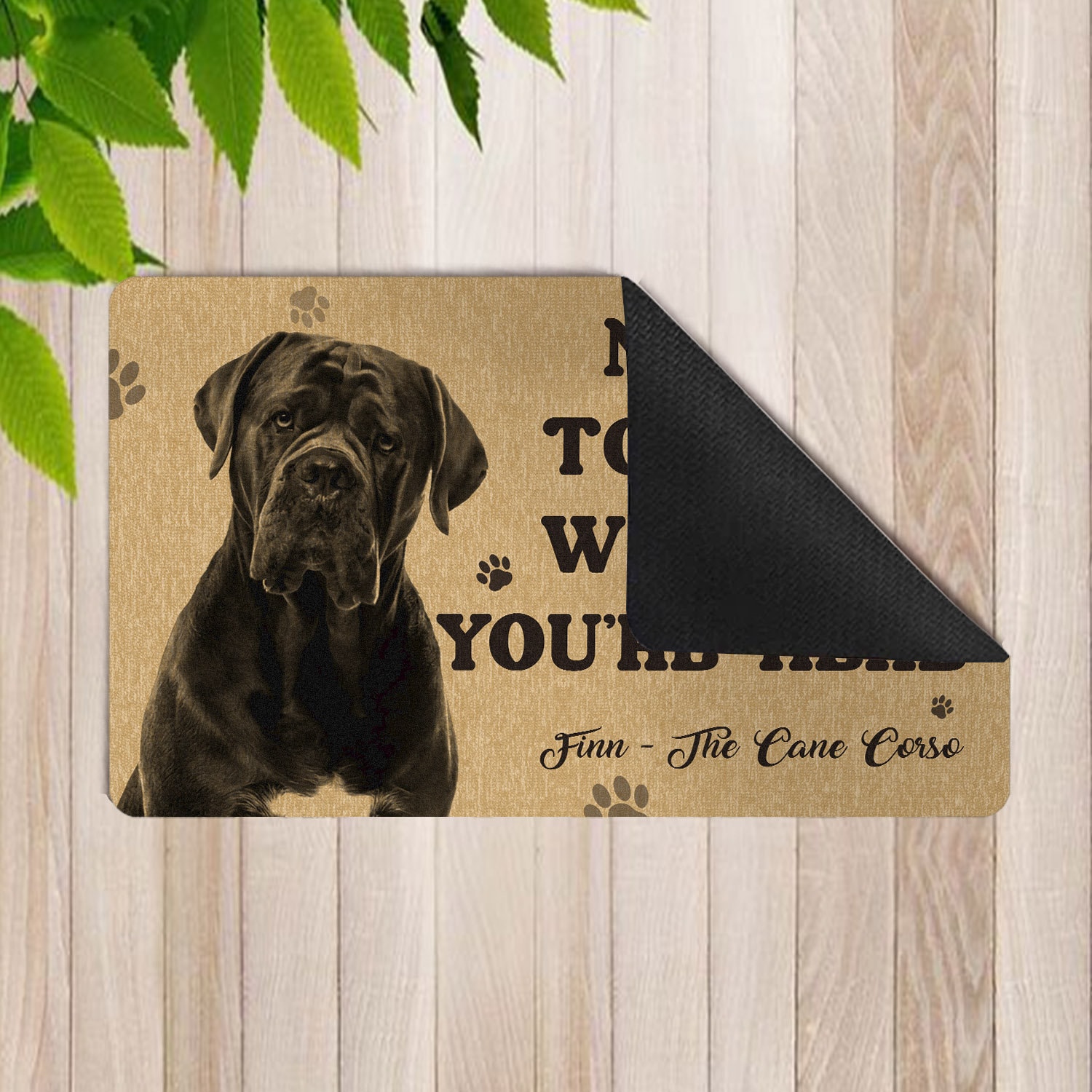 Custom Cane Corso Rug Cane Corso Personalized Doormat Cane - Etsy